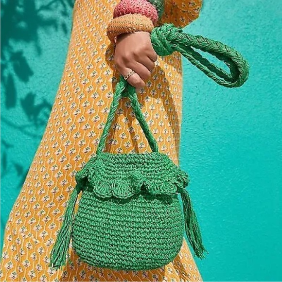 RHODE | Bags | Crochet Bucket Bag Rhode Dark Green | Poshmark
